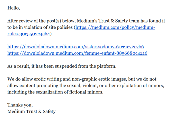 Medium Trust & Safety - Lola Down - Medium