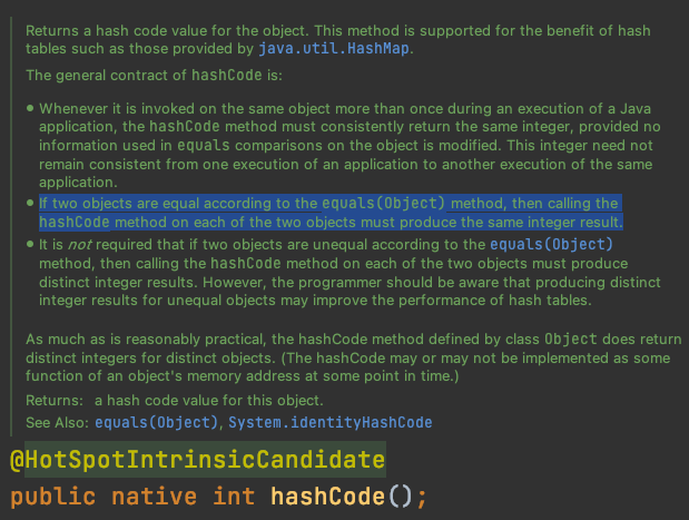 [Java] Object Class — hashCode(). hashCode() 는 Object Class 의 메소드이다. 따라서… | by tae.kwon.v ...