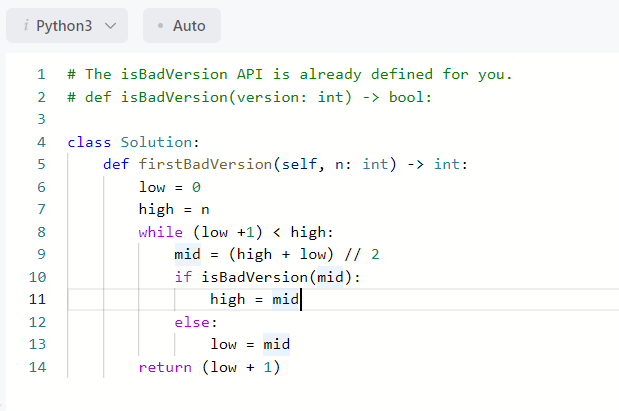 LeetCode — First Bad Version. You are a product manager and currently ...