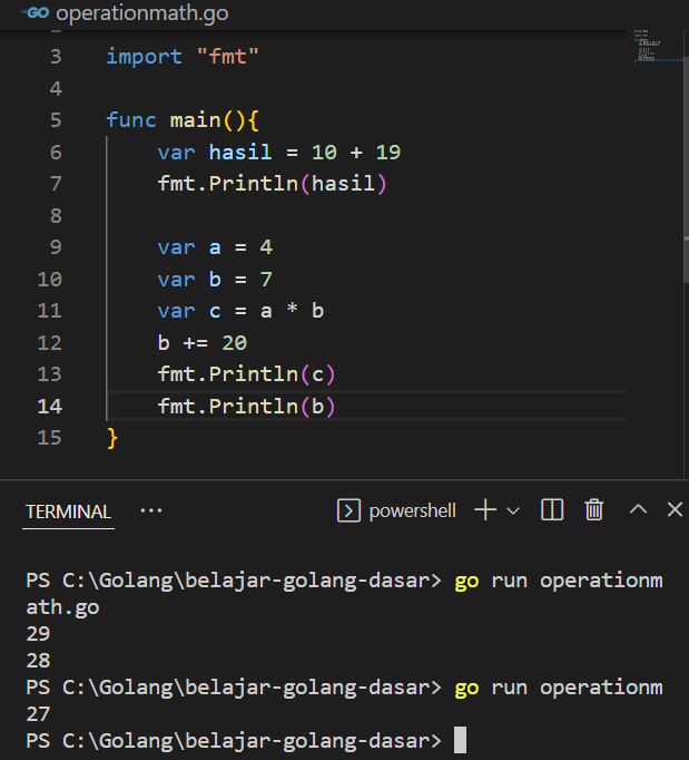 Golang — Operator. Pada bab ini kita akan membahas tentang… | by Annisa Nur Isnaeni | Medium