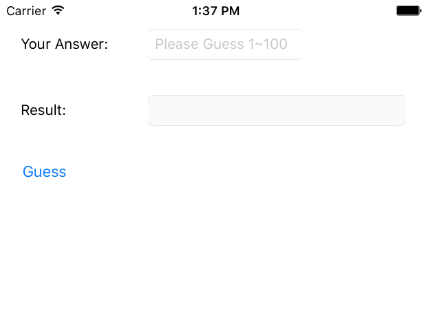 Guess Number App. 從1~100猜數字，答案是99，總共有6次機會，猜完就沒得猜囉！ | by Yin-Che Chien ...