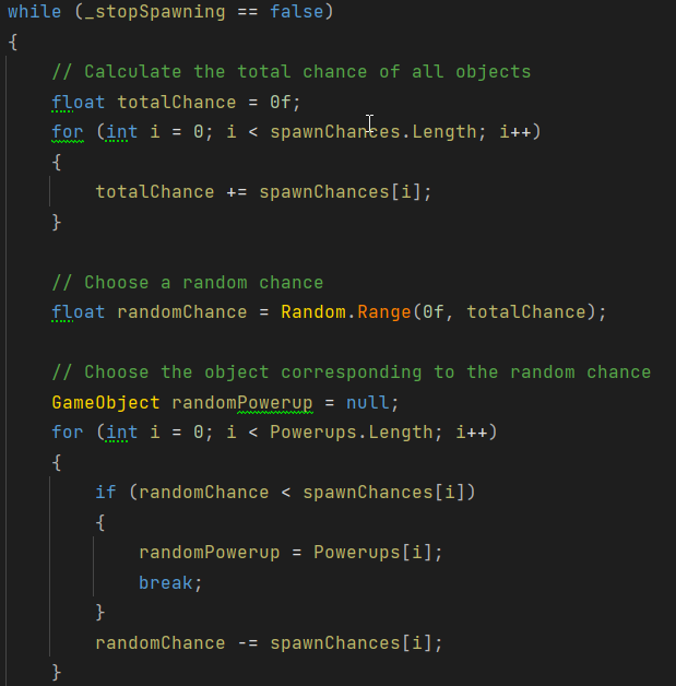 Creating a System to Spawn Objects Randomly With Preset Chances - Devan Morgan - Medium