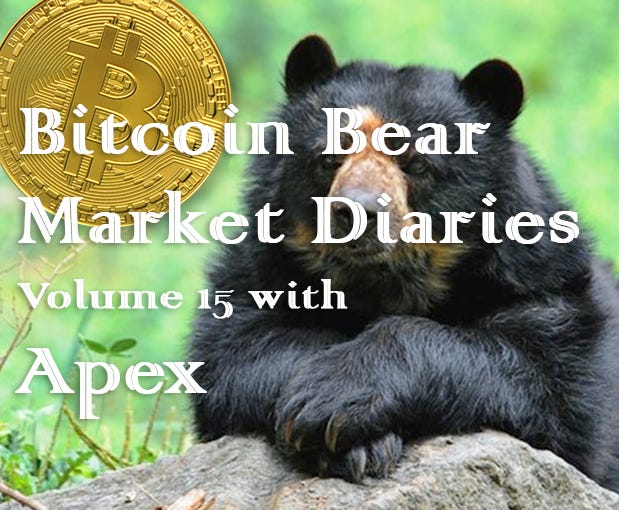 Bitcoin Bear Market Diaries Volume 15 with Apex | by Pirate Beachbum ...
