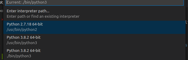 Configurando o VSCode para rodar um virtualenv Python corretamente | by ...