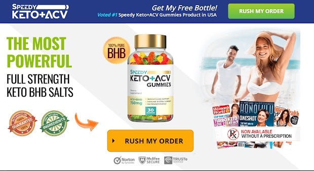 Speedy Keto ACV Gummies Benefits. Speedy Keto ACV Gummies: The Ultimate ...
