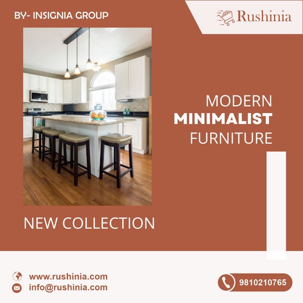 Modern Minimalist Furniture New Collection in Noida. | by Rushina Sale ...