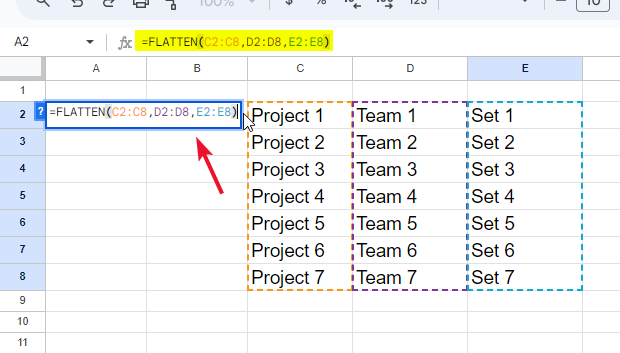 The FLATTEN Function In Google SheetsThe FLATTEN Function In Google Sheets - Officechaser - Medium