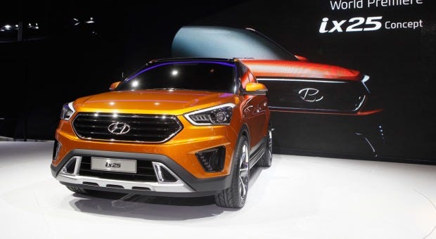 Hyundai’s compact SUV ix25 unveiled at Beijing Auto Show | by Thrill of Driving | Thrill of ...