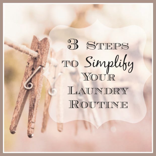 3 Steps to Simplify Your Laundry Routine | by Angela | Medium