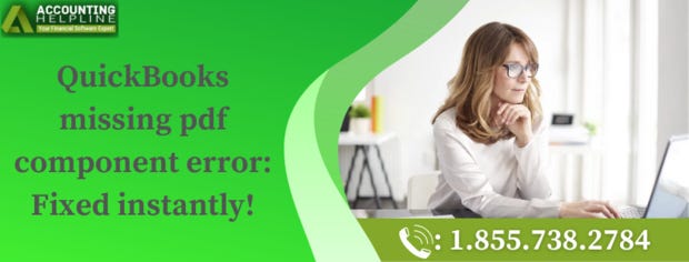Fix QuickBooks missing pdf component with these easy methods - Joshuaweissman - Medium