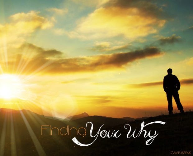Finding your ‘reason why’. In my videos and articles I talk a lot… | by ...