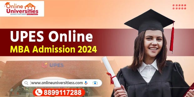 UPES Online Mba admission 2024 - chhotu ray - Medium