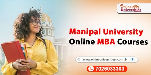 Manipal University Online Mba Courses - chhotu ray - Medium