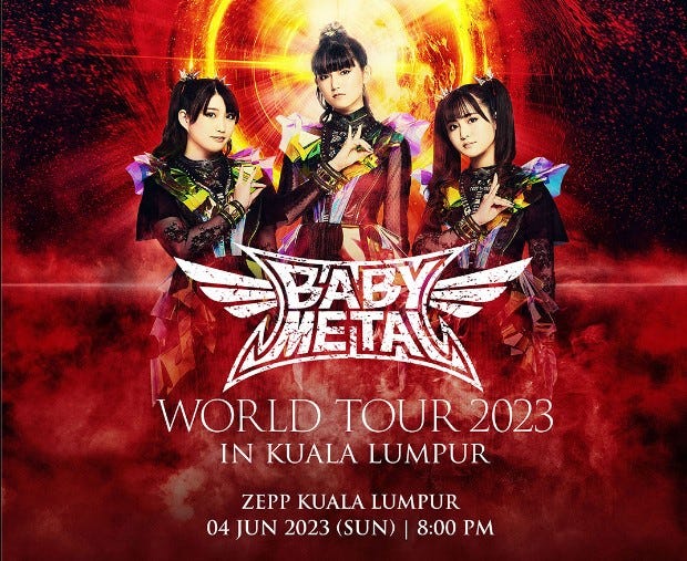 LIVE | Babymetal at Zepp Kuala Lumpur, Kuala Lumpur, Malaysia - Viska Visigong - Medium
