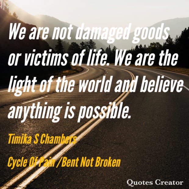 We Are Not Damaged Goods. It’s easy to think once we’ve gone… | by ...