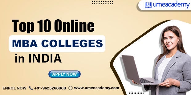 Top Online MBA Colleges Admission 2024 - Umeacademy - Medium