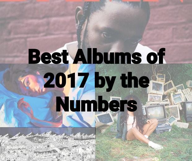 The REAL Best Albums of 2017, a Data Story | by Levi Bradford | Medium