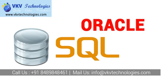 Oracle SQL Training in Chennai. VKV Technologies Ltd is leading IT ...