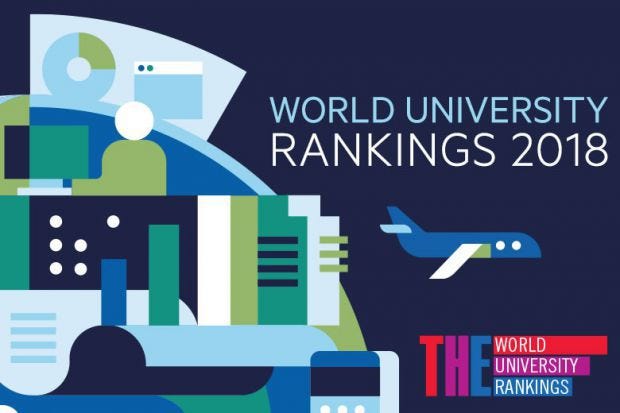 Times Higher Education World Universities Ranking 2018 | by Mary ...