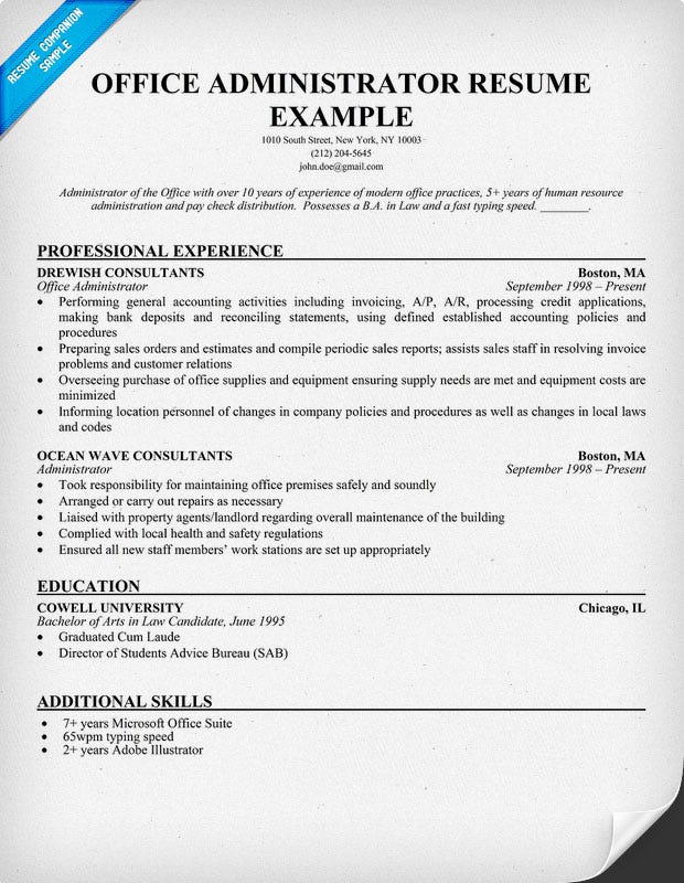 Administrative Resume Examples — What to Look Out For | by leethomas ...