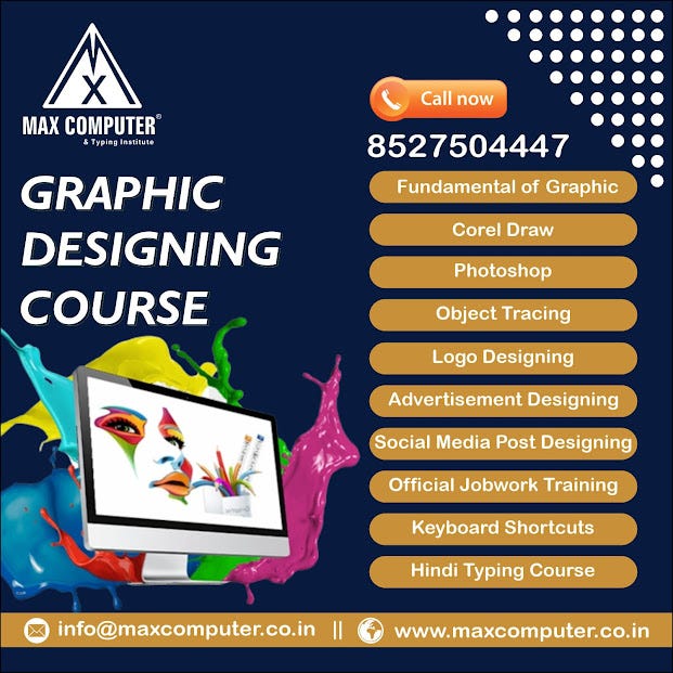 Best Graphic Designing Course In Jahangir Puri Delhi | by max computer ...