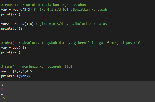 Python: Common Methods & Functions | by Muhammad Efan Abdulfattah | Medium