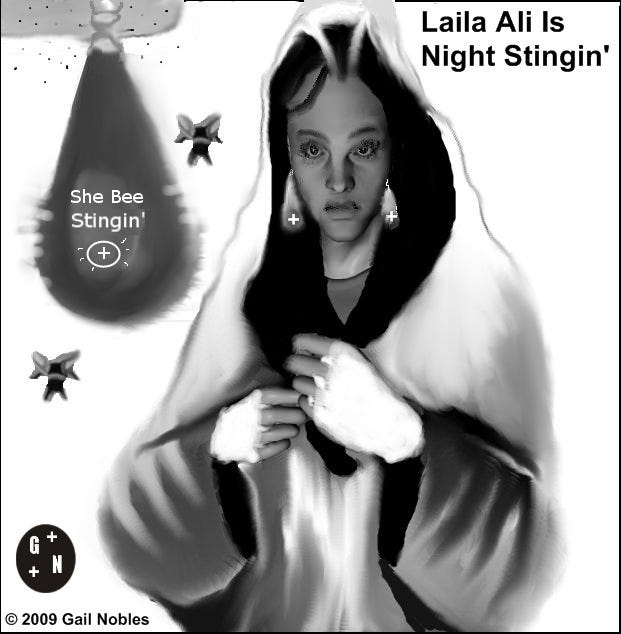 Laila Ali Is Night Stingin It Is Said That Laila Ali Trained By Gail Noblestoons Ali Medium