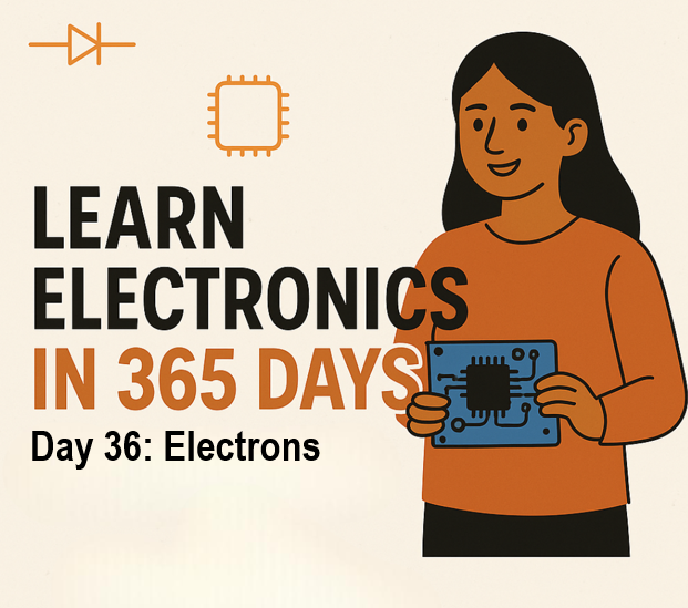 Learn Electronics in 365 Days: Day 36 — Electrons | by Radha Kulkarni ...