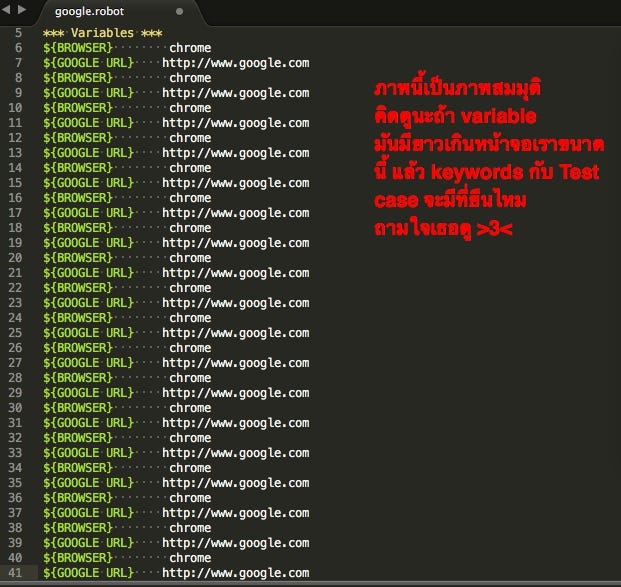 Case เยอะจังเลย… Robotframework ไฟล์เดียวไม่ไหวแล้วววว มาจับ Variables กับ Keywords แยกกับ Test