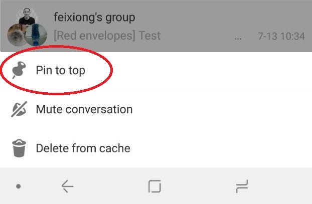 How to pin or unpin groups or private chats? | by SiriusLMC | Medium