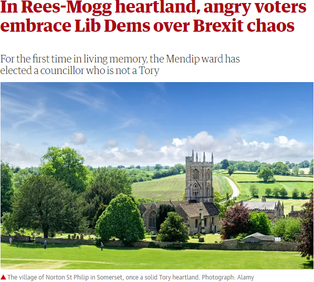 How did the Lib Dems win Mendip?. Frankly this headline to an article ...