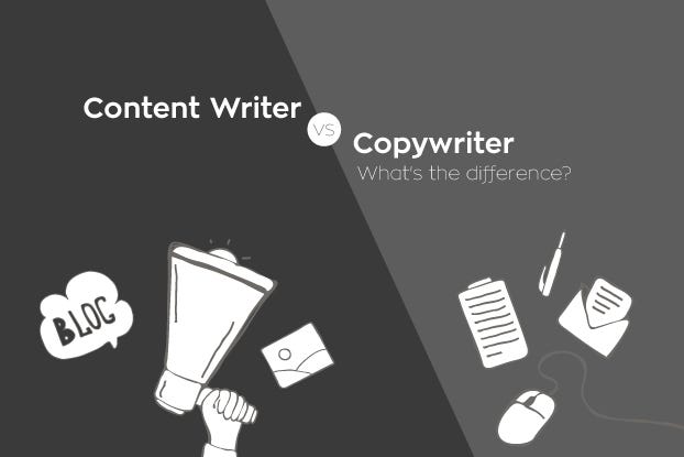 Content writer VS Copywriter. What’s the difference? | by ...