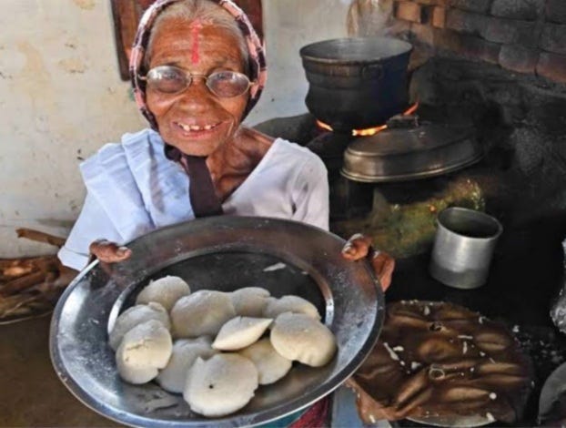 “A 85 year old lady being an inspiration”. There is a village named ...