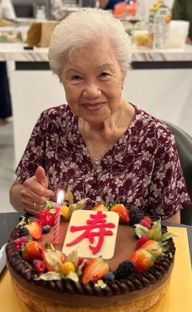 My Awesome Mom — Blessing Yip. At 92, Mom shuffles along rather… | by ...