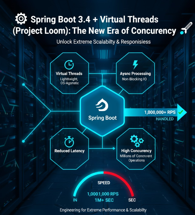 ⚙️ “Spring Boot 3.4 + Virtual Threads (Project Loom): The New Era of ...