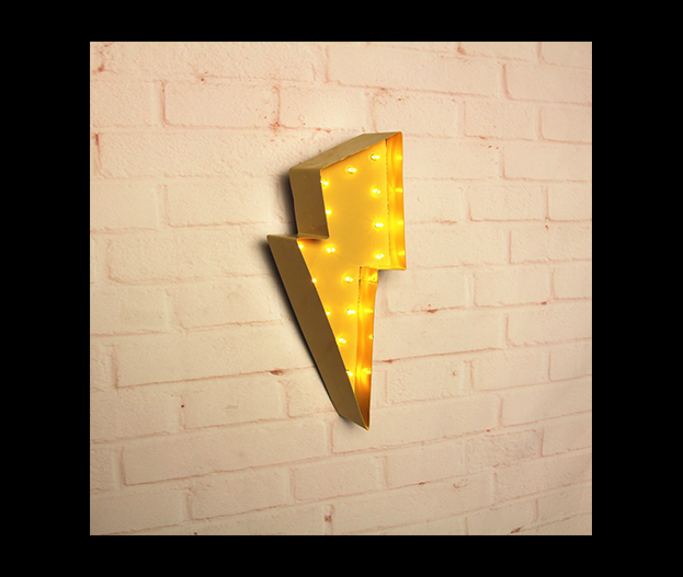Lightning Bolt Marquee Lamp | by Kuaks | Medium