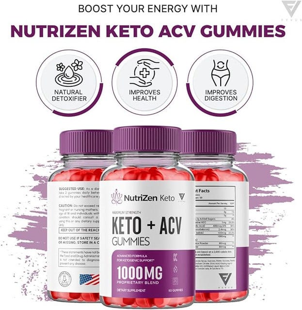 Nutrizen ACV Keto Gummies [Updated 2024 USA New] Is Nutrizen Keto Keto ...