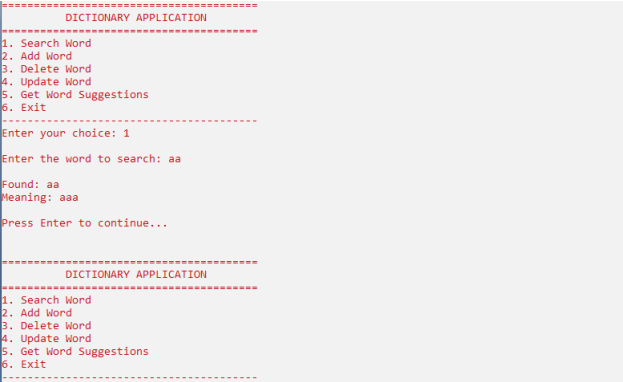 Dictionary Project in C++. CODE!! | by Marwa Naseem | Jan, 2024 | Medium