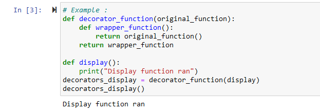 DECORATORS. Definition : A decorator is function… | by Sowjanya Avugaddi | Medium