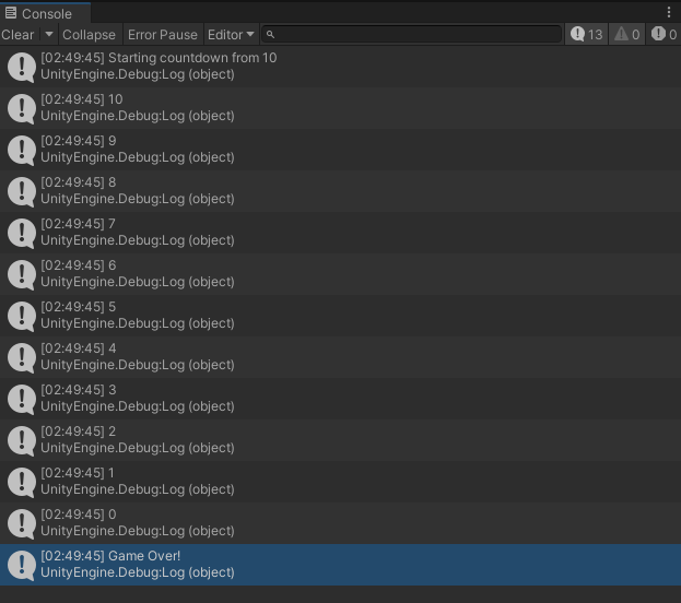 Using Co Routines With Unity Lets Say You Want To Implement A Count By Jaime Medium 3042