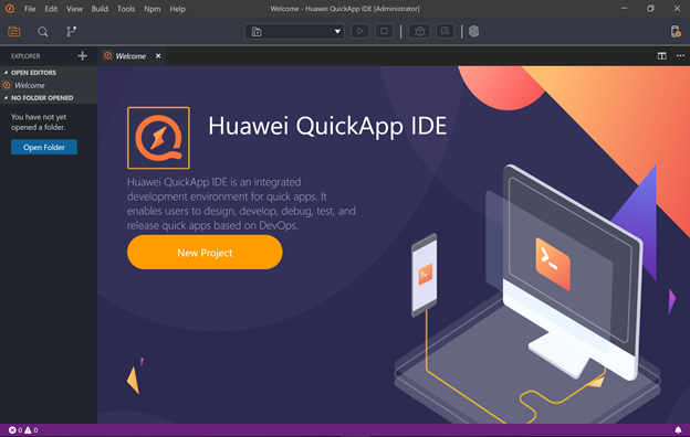 Cómo crear un Quick App usando el QuickApp IDE | by HUAWEI Developers - Latinoamérica | Huawei ...