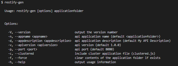 Restify-Gen, a restify api generator | by Volkan Nazmi Metin | ITNEXT