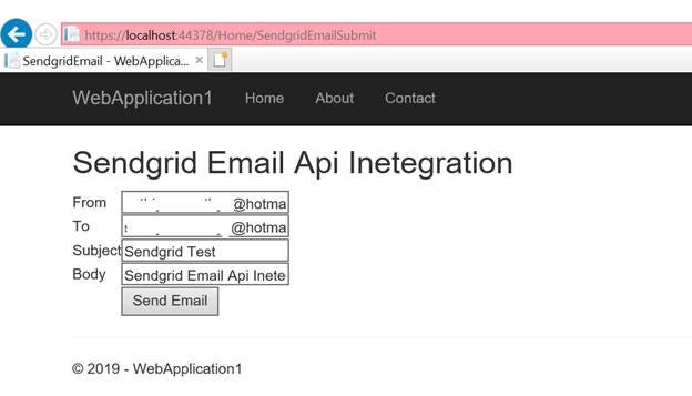 .NET Core App Sending An Email Using SendGrid | by Sathiyamoorthy Subramaniyan | Medium