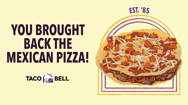 It’s Back! It’s Really Back! Taco Bell’s Mexican Pizza, That Is… | by ...