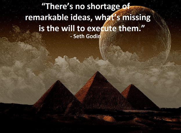 Ideas vs action. We life in a time where each minute or… | by Bas de ...