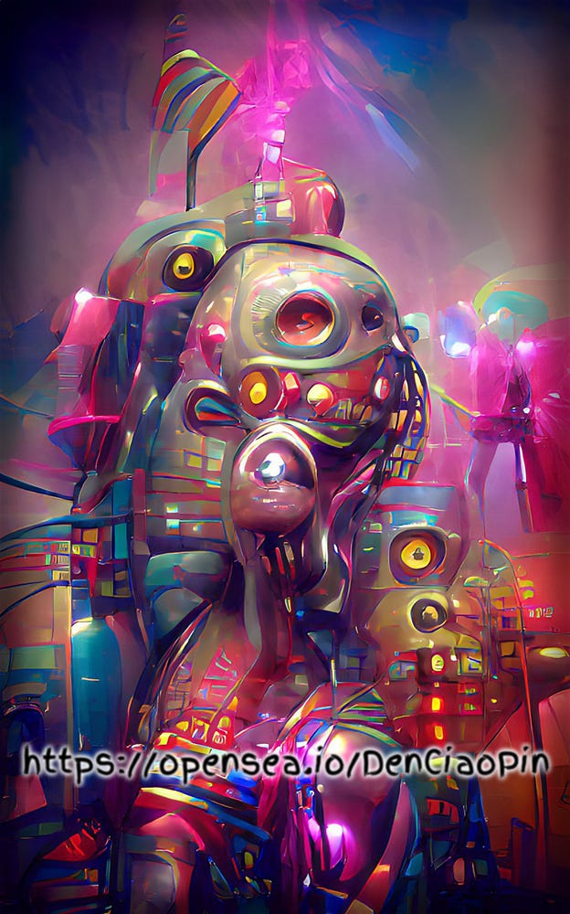 PsyRobot#121 - Den Ciao Pin - Medium