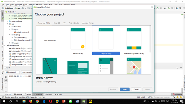 Week 1. Android fundamentals 01.2 Part A: Your… | by Maretha | Medium
