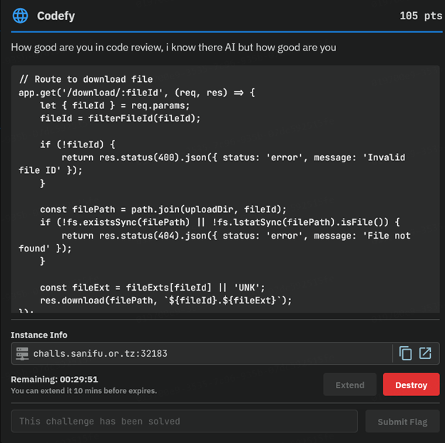 CYBER SIMBA INTRO CTF. The CTF event was organized by Sanifu… | by i4m_x | Medium