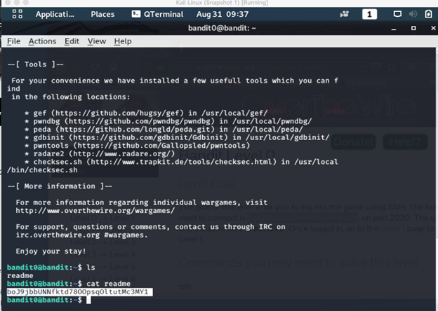 OTW Bandit — Level 0 to 2. Note: If there are any errors. I will… | by ...